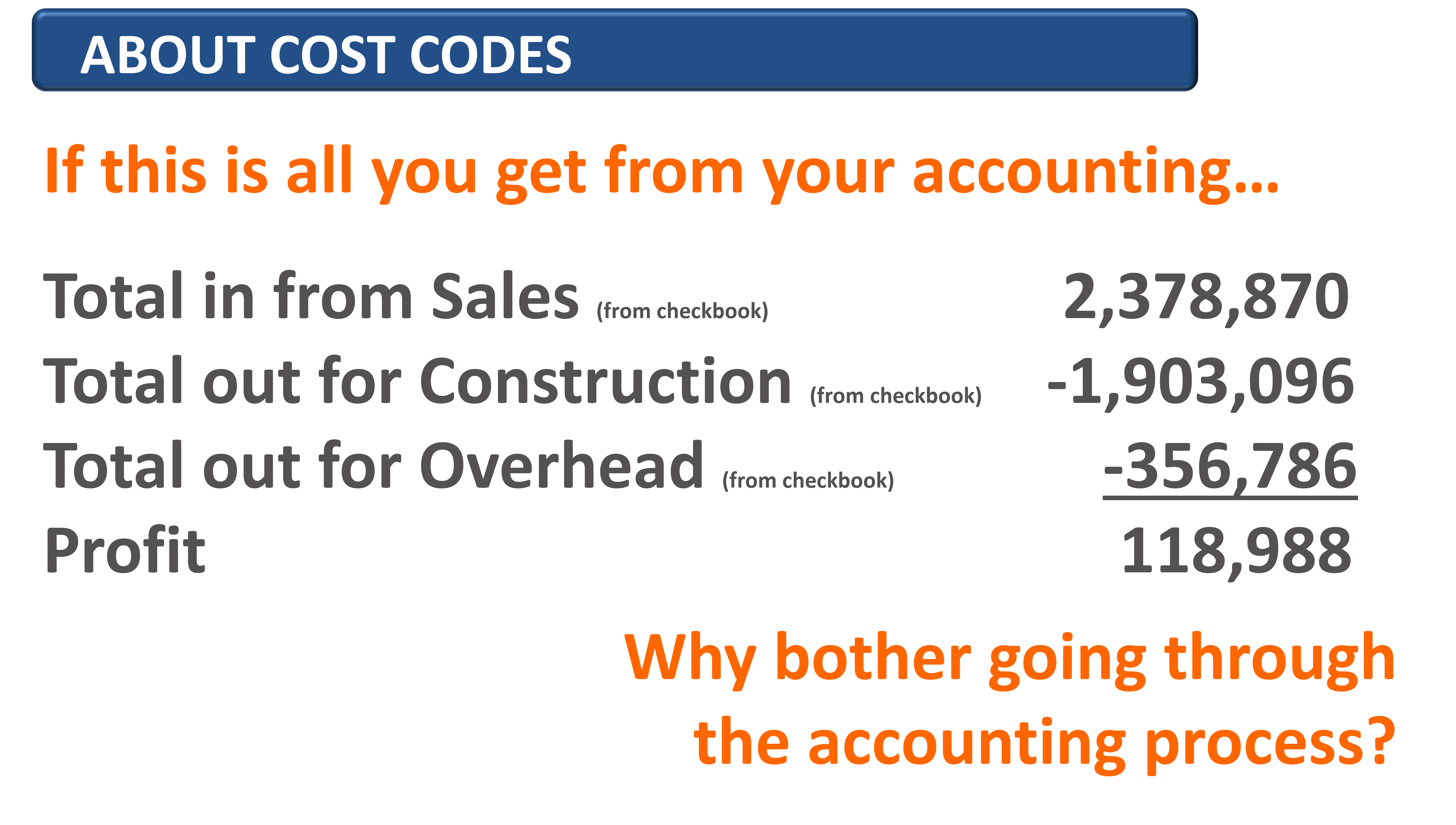 Using Cost Codes in Quickbooks Desktop - Builder Academy